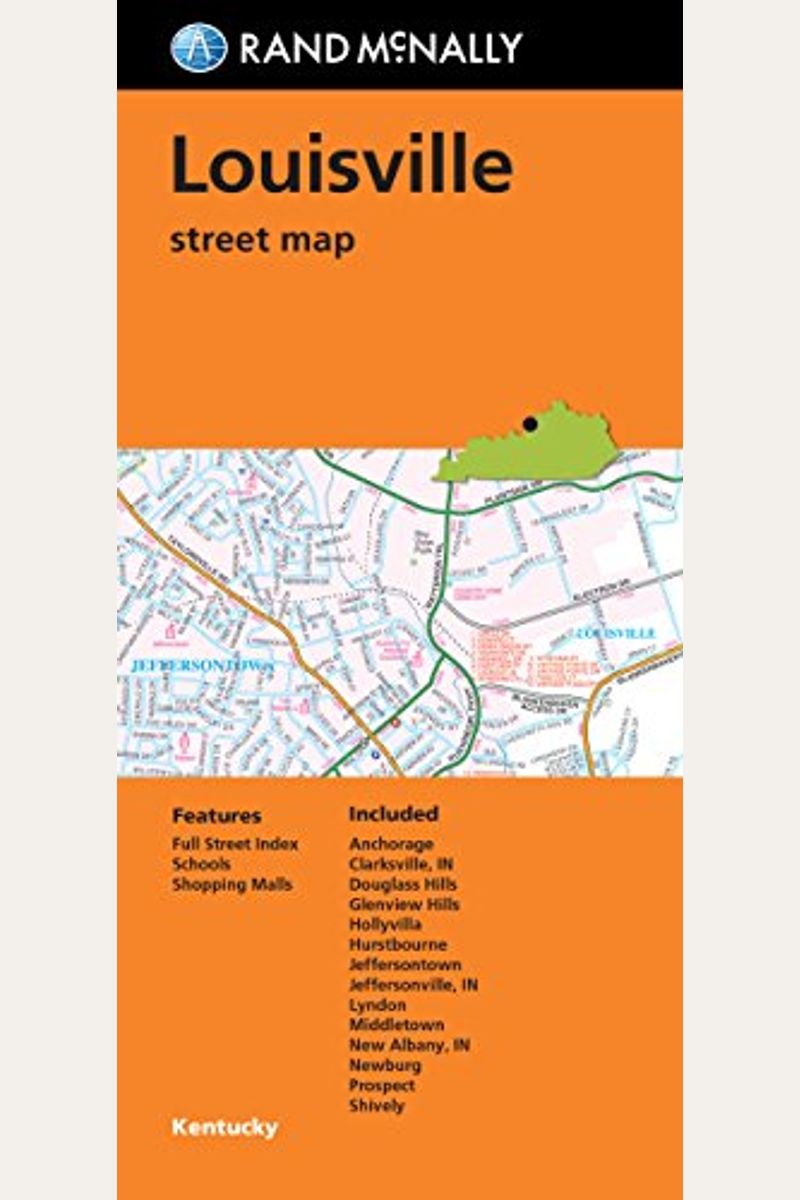 Buy Folded Map Louisville Ky Street Book By: Rand McNally