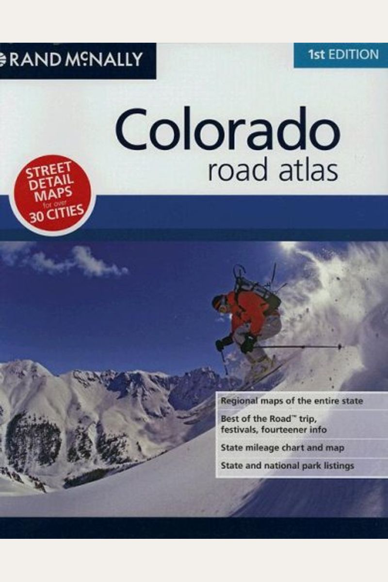Buy Rand Mcnally Colorado Road Atlas Book By: Rand McNally