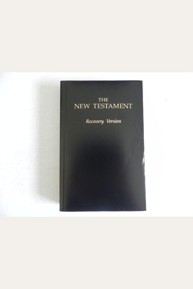 Buy The New Testament Recovery Version Book