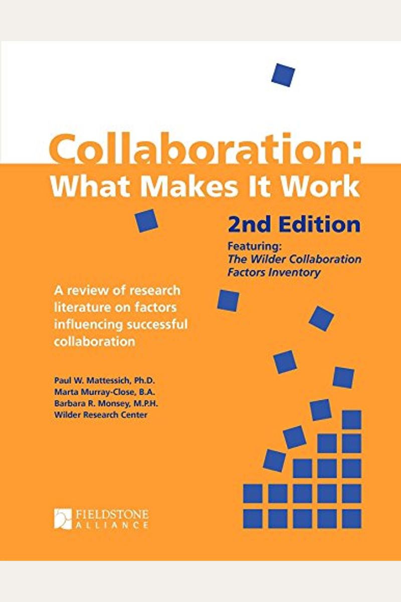 Buy Collaboration What Makes It Work Book