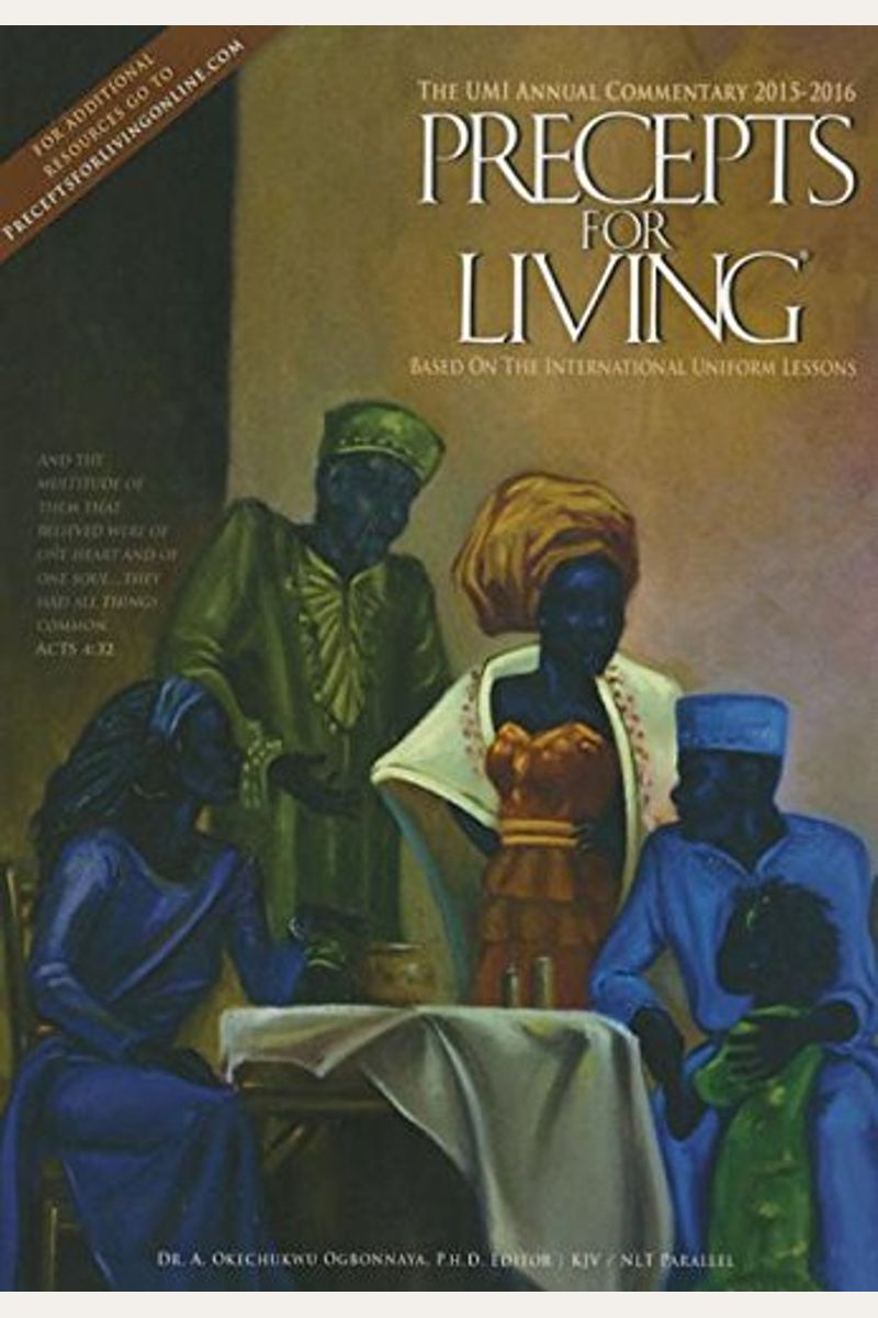 Buy Precepts For Living Book By: Pretty S Planners