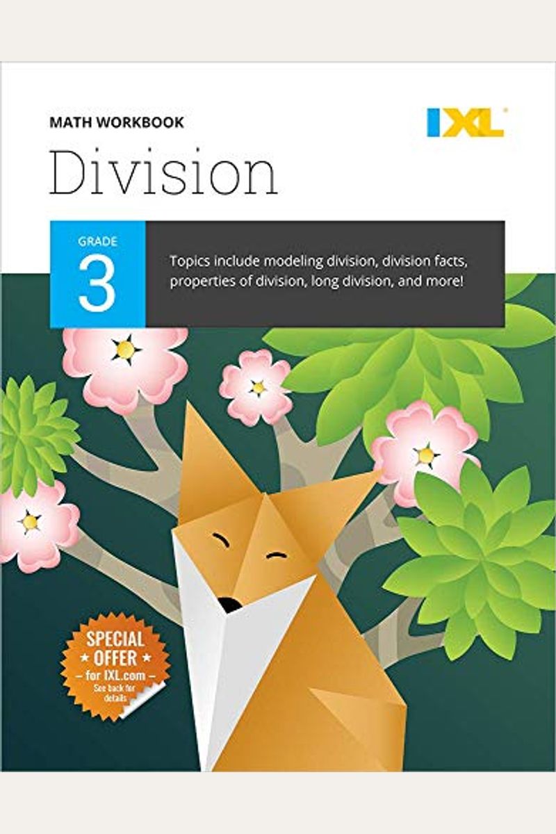 Buy Ixl Math Workbook: Grade 3 Division Book Buy Ixl Math Workbook: Grade 3 Division Book