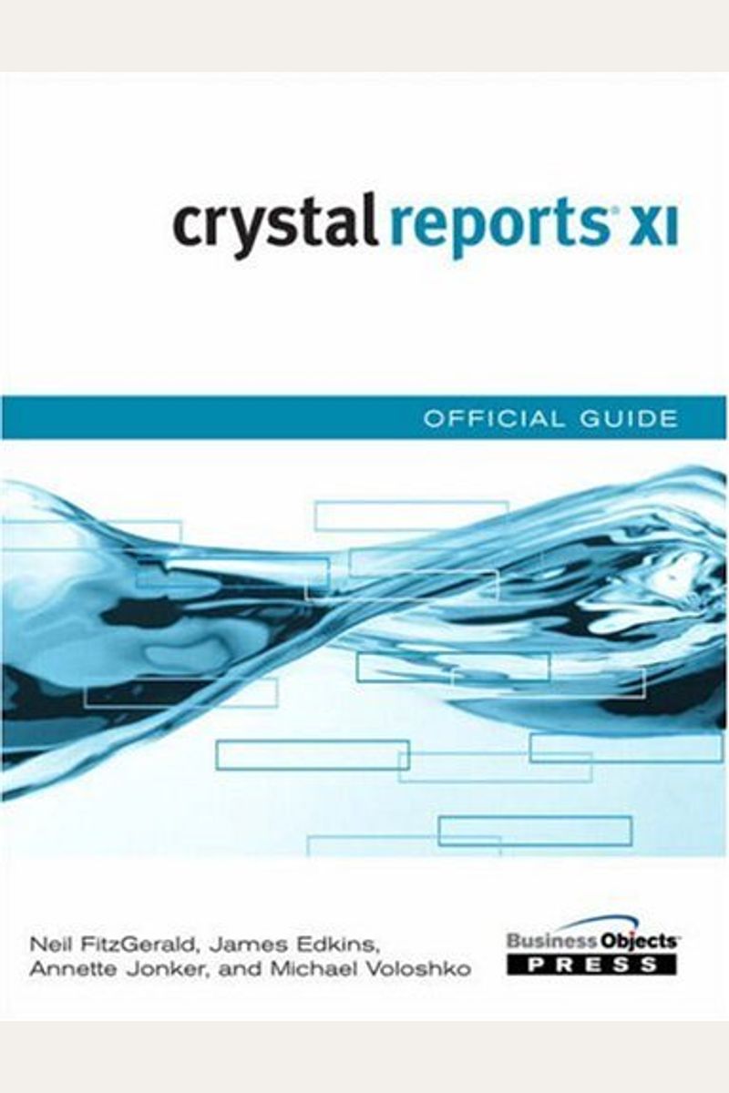 Buy Crystal Reports Xi Official Guide Book