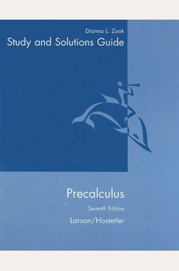 Buy Student Solutions Guide For Larson/Hostetler, Precalculus, 7th Book ...