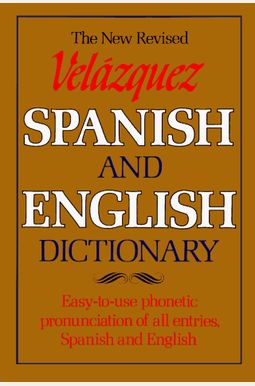 Buy Velazquez Spanish And English Dictionary Spanish Edition Book