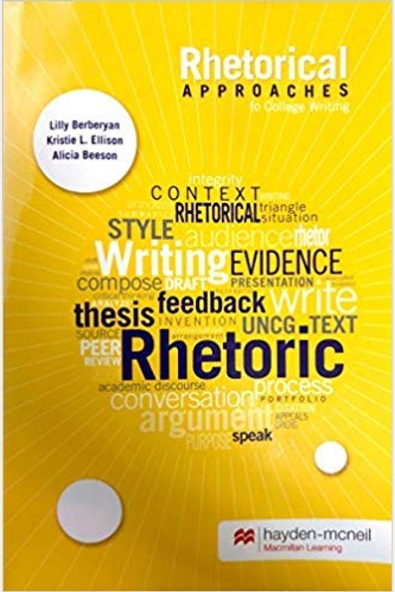 Buy Rhetorical Approaches To College Writing Book By: Mcguire