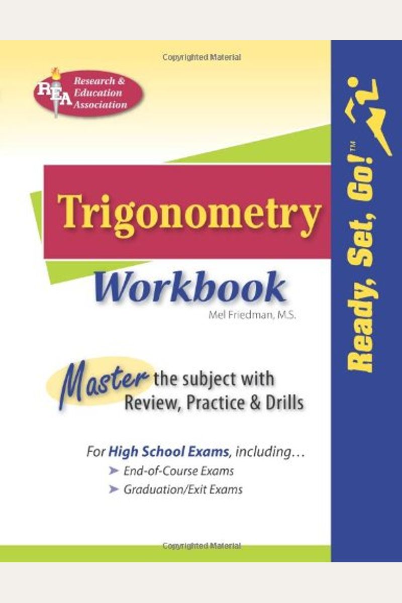 Buy Trigonometry Workbook Book By Mel Friedman