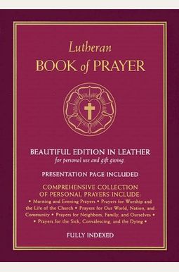 Buy The Lutheran Book Of Prayer Book By: Concordia P House
