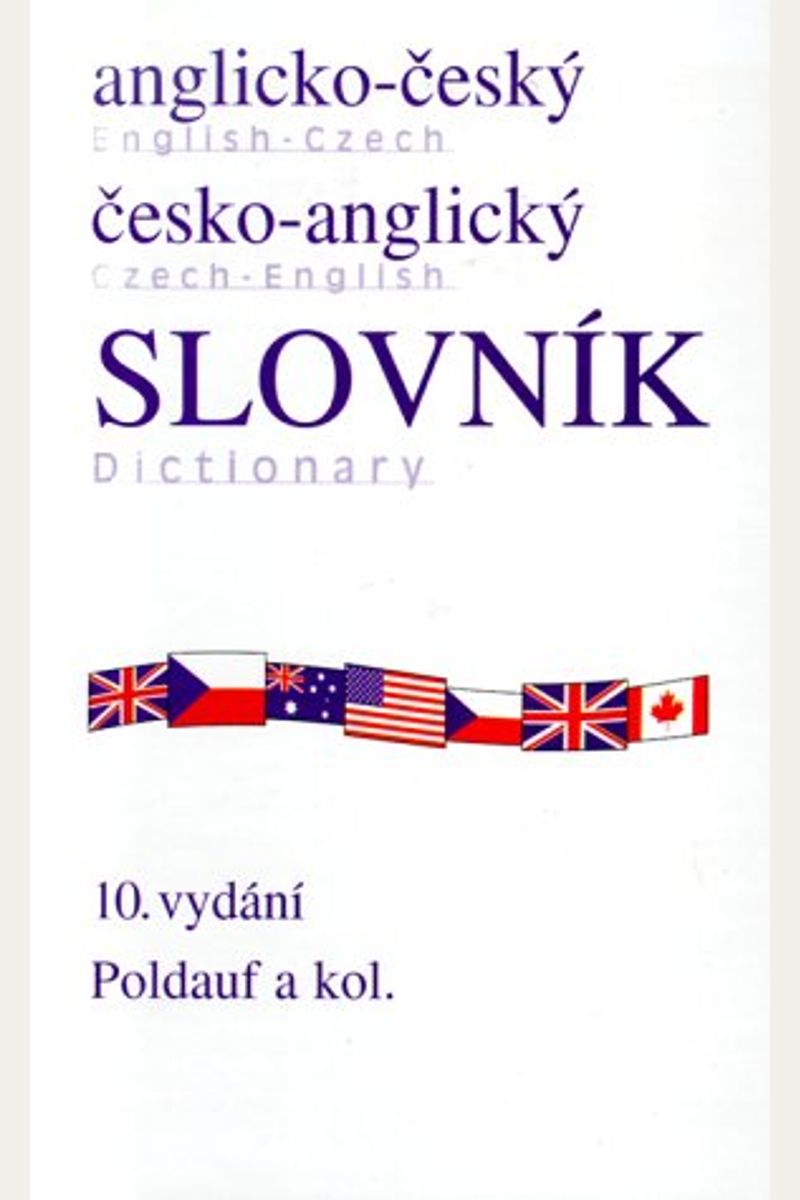Buy Czech-English Standard Dictionary Book By: Ivan Poldauf