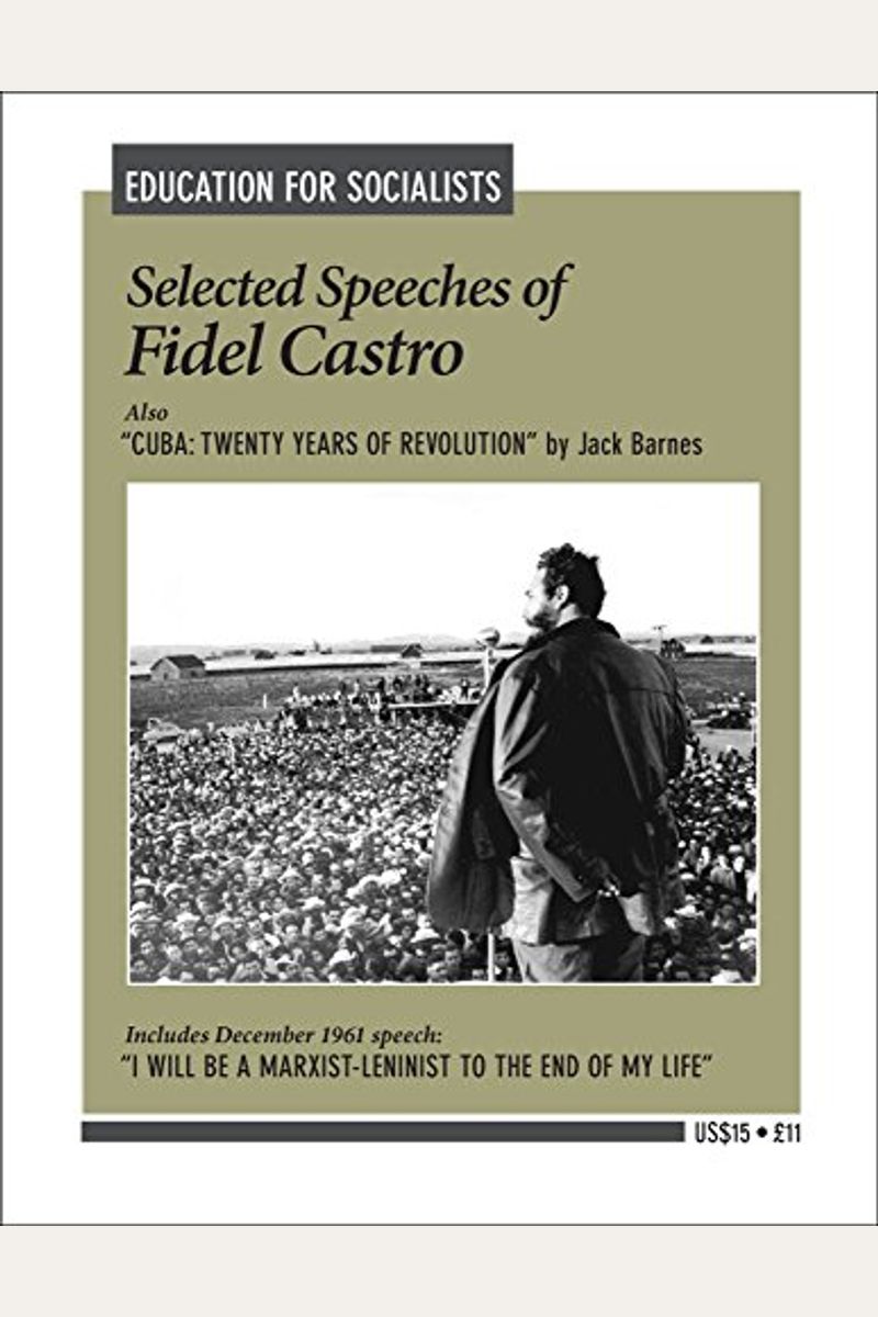 Buy Selected Speeches Of Fidel Castro Book By: Fidel Castro