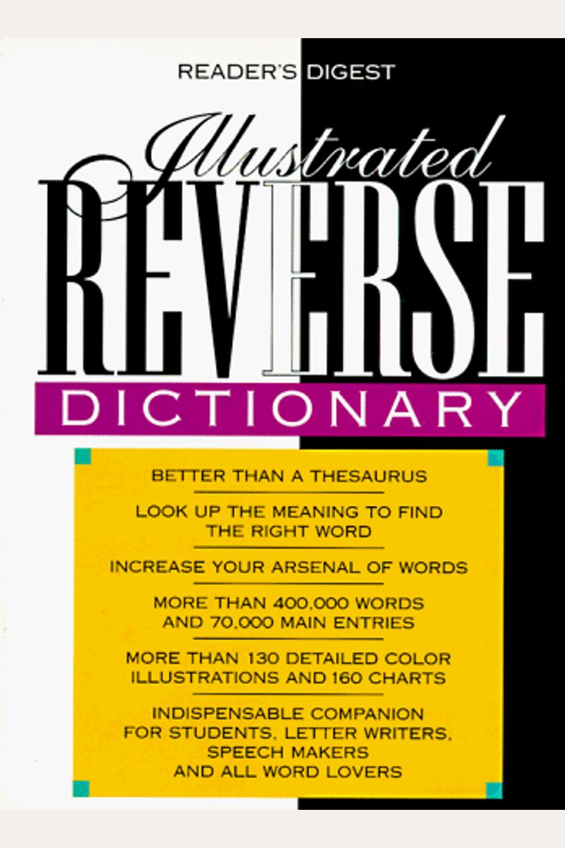 Buy Illustrated Reverse Dictionary Book By Digest Readers