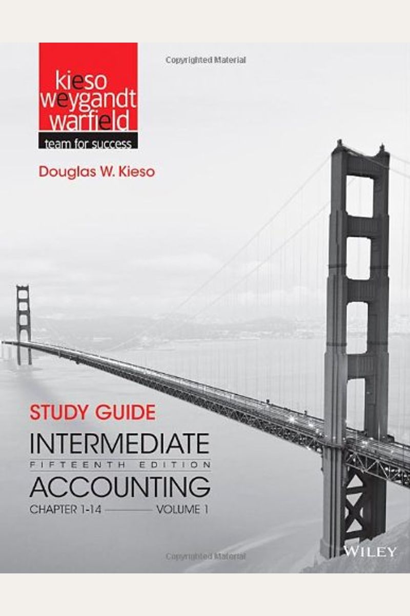 Buy Study Guide Intermediate Accounting, Vol. 1, Book By: Donald E Kieso Buy Study Guide Intermediate Accounting, Vol. 1, Book By: Donald E Kieso