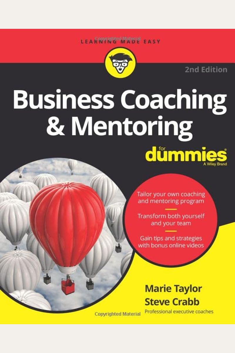 Buy Business Coaching & Mentoring For Dummies Book By: Marie Taylor