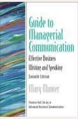 Buy Guide To Managerial Communication (Guide To Business Communication ...