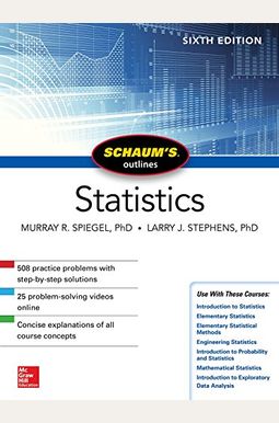 Buy Schaum's Outline Of Statistics Book By: Murray R Spiegel