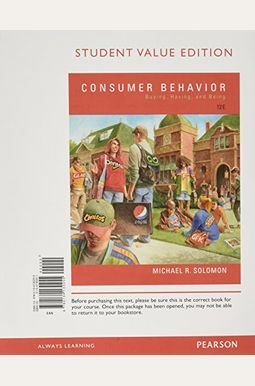 Buy Consumer Behavior: Buying, Having, And Being. Michael R. Solomon ...