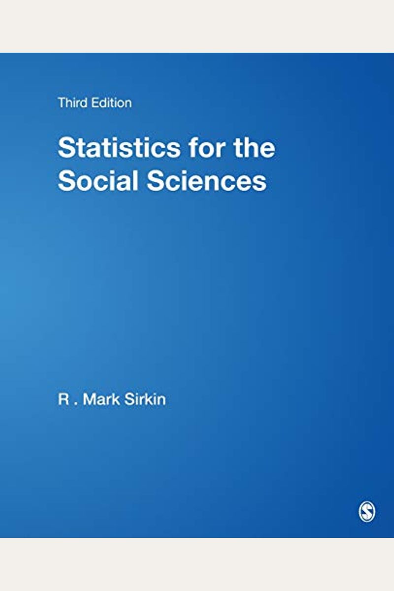 Buy Statistics For The Social Sciences Book By: R M Sirkin