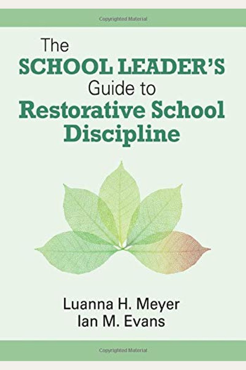 Buy The School Leader's Guide To Restorative School Discipline Book By ...