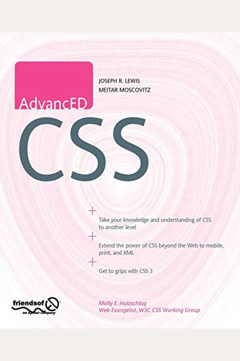 Buy Advanced Css Book By: Joe Lewis