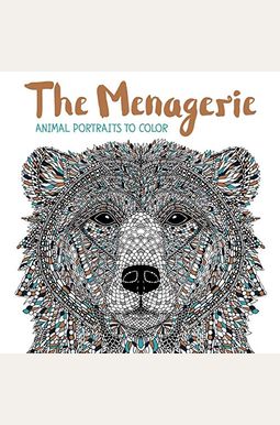 Buy The Menagerie: Animal Portraits To Color Book By: Richard Merritt