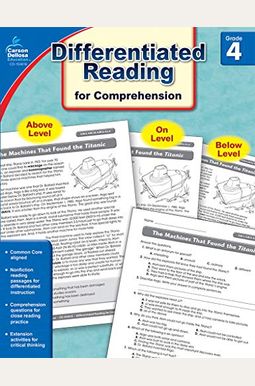 Buy Common Core Differentiated Reading Comprehension, Grade 4 Book By ...