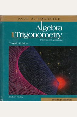 Buy Algebra And Trigonometry: Functions And Applications Book By: Paul ...