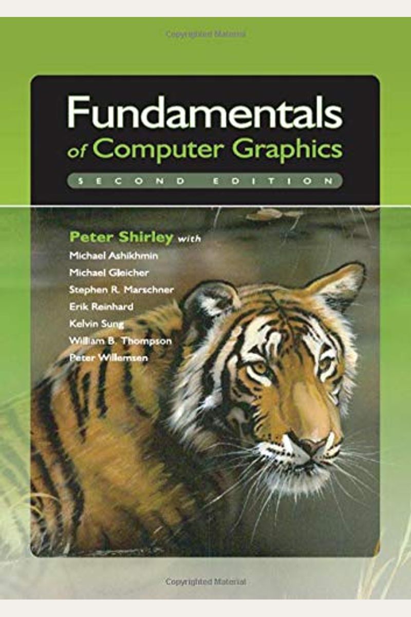 Buy Fundamentals Of Computer Graphics, Second Edition Book By: Peter ...