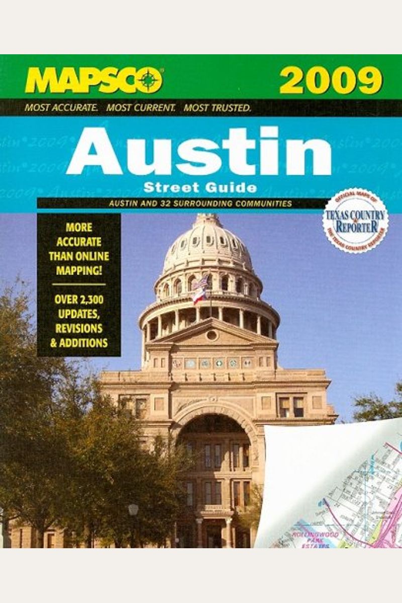 Buy Mapsco Austin Street Guide Book By: Inc Mapsco