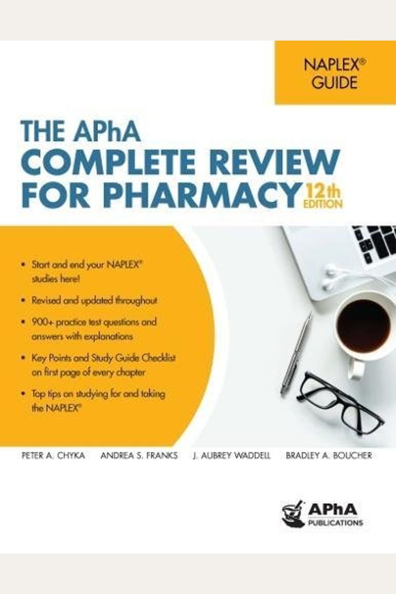 Buy The Apha Complete Review For Pharmacy, 12th Edition Book By: Peter ...
