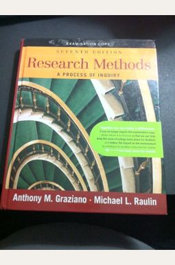 Buy Research Methods: A Process Of Inquiry Book