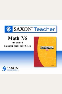 Buy Saxon Math 76 Teacher Cd-Rom Book By: Saxpub