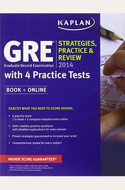 Buy Kaplan Gre(R) 2014 Strategies, Practice, And Review With 4 Practice ...