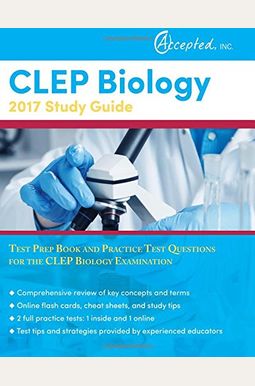 Buy Clep Biology 2017 Study Guide: Test Prep Book And Practice Test ...