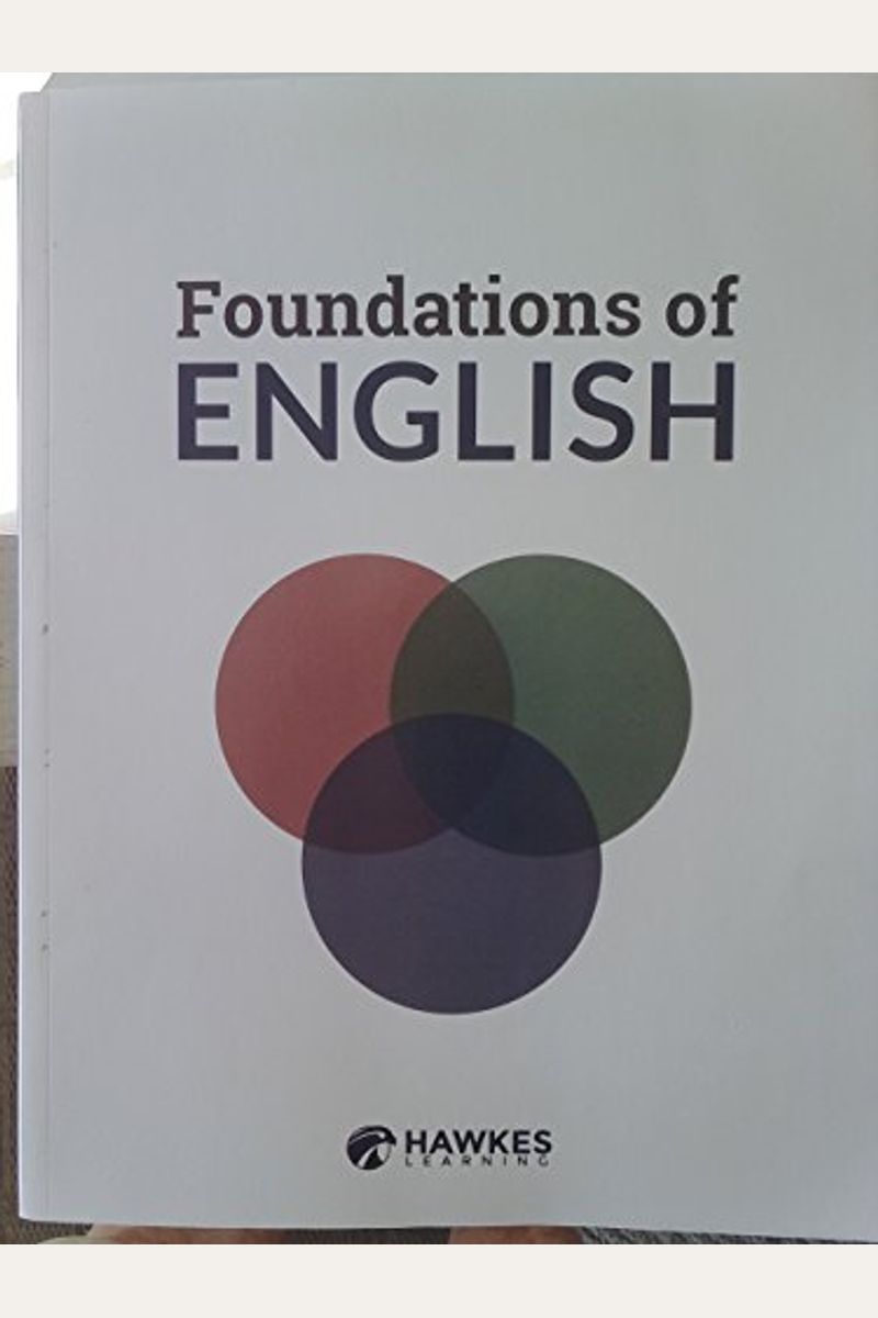 Buy Foundations Of English Book By: Hawkes Learning