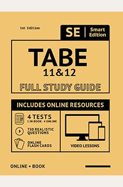 Buy Tabe 11 & 12 Full Study Guide: Complete Subject Review For Tabe 11 ...