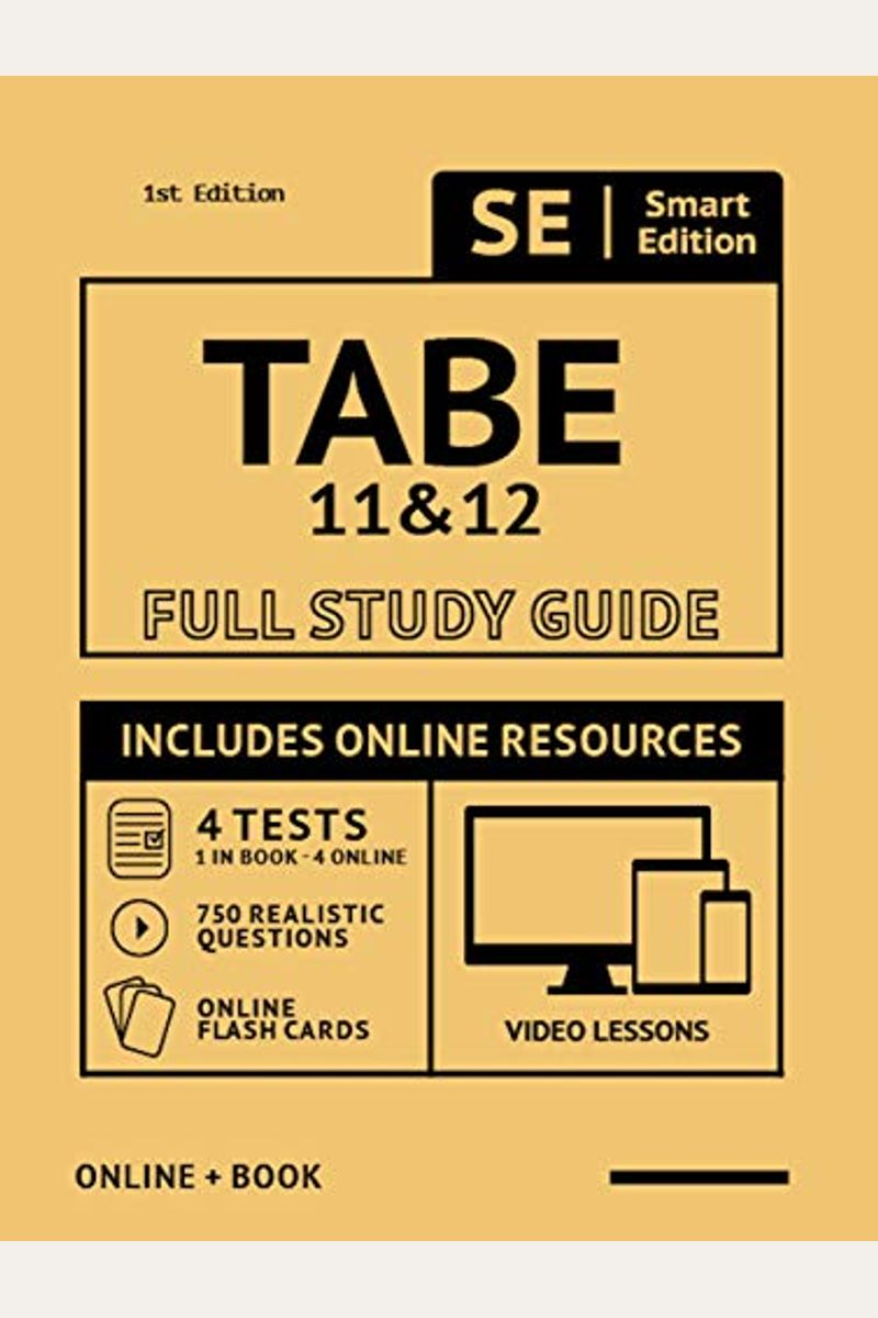 Buy Tabe 11 & 12 Full Study Guide: Complete Subject Review For Tabe 11 ...