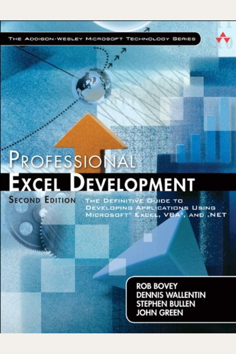 Buy Professional Excel Development The Definitive Guide To Developing Applications Using