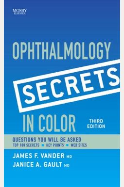 Buy Ophthalmology Secrets In Color Book By: James F Vander