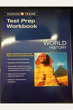 Buy Pearson Texas - World History Test Prep Workbook Book By: Pearson