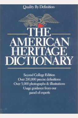 Buy The American Heritage Dictionary Book By: American H Dictionary