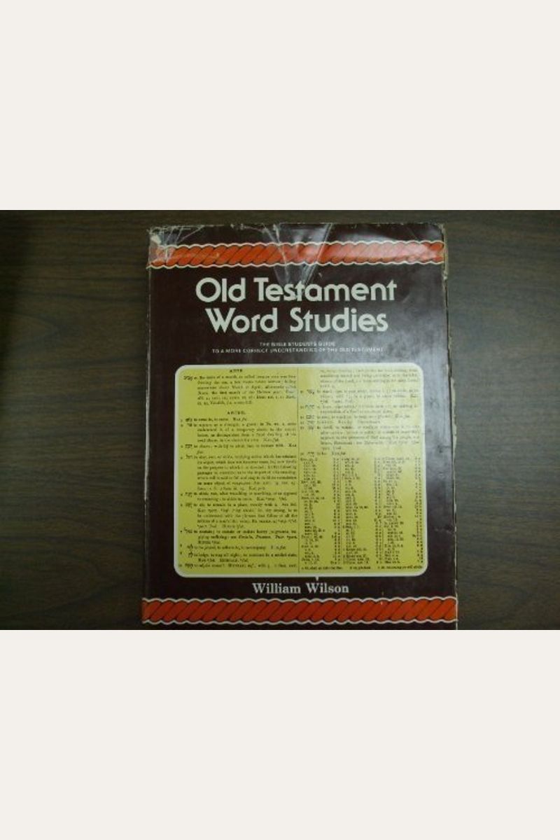Buy Old Testament Word Studies Book By: William J Wilson