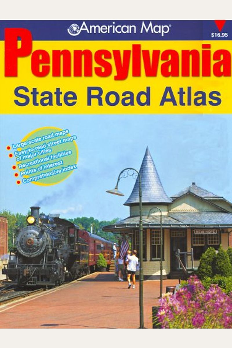 Buy Pennsylvania State Road Atlas Book By: Adc t People