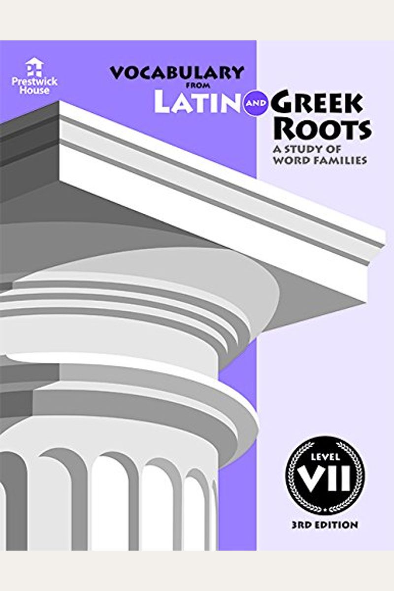 Buy Vocabulary From Latin And Greek Roots: Book 1 Book By: Borsodi Ralph