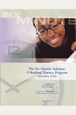 Buy The Six-Minute Solution: A Reading Fluency Program (Primary Level ...