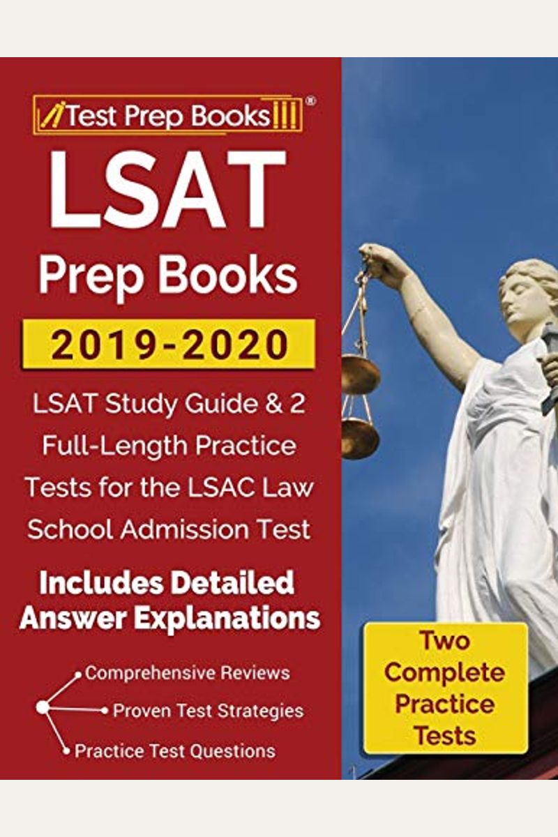 Buy Lsat Prep Books 2019-2020: Lsat Study Guide & 2 Full-Length ...