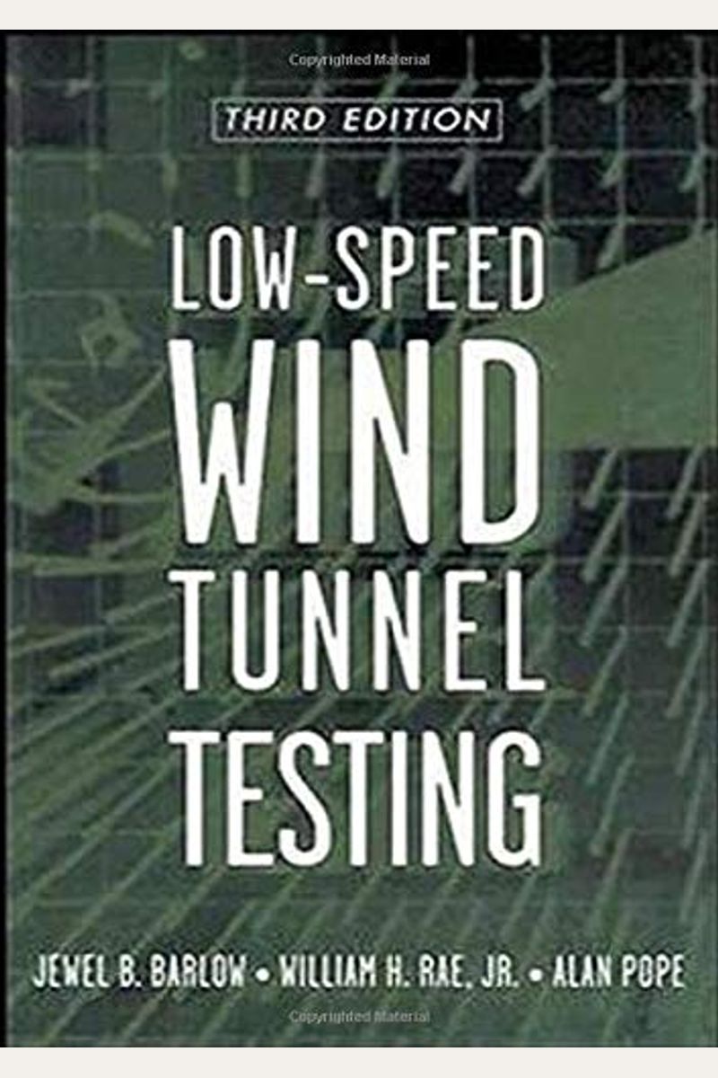 Buy Low-Speed Wind Tunnel Testing (Pb) Book By: Jewel B Barlow