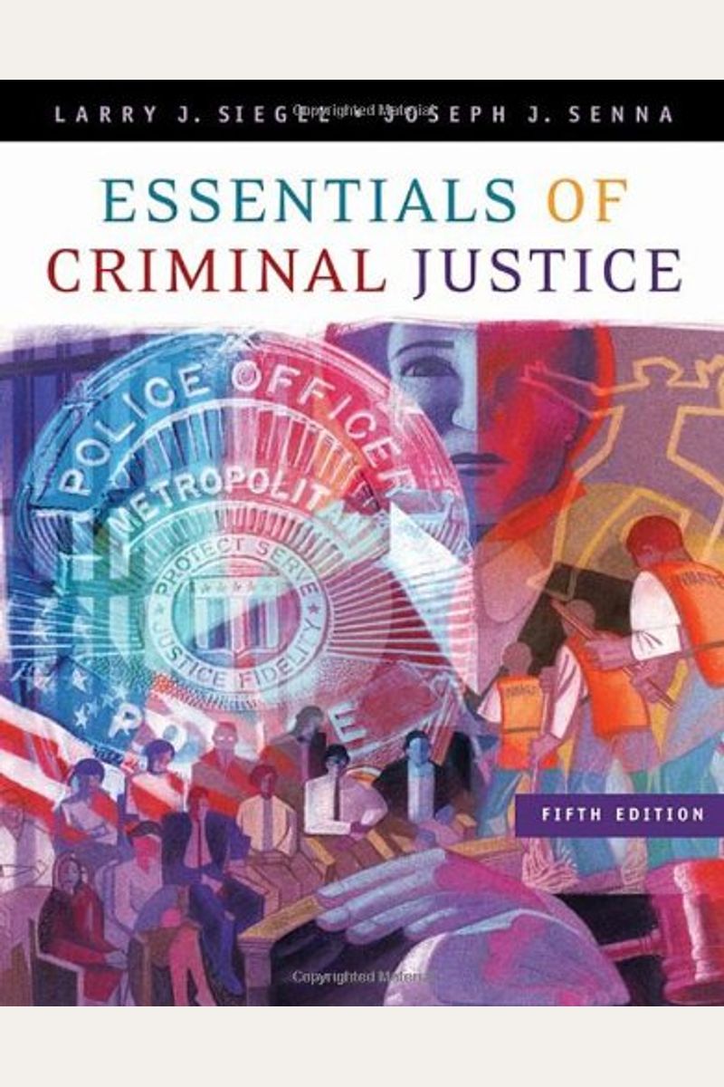 Buy Essentials Of Criminal Justice Book By: Larry J Siegel